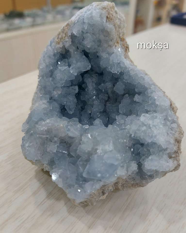 Celestite/Celestine Rough Clusters - Moksa