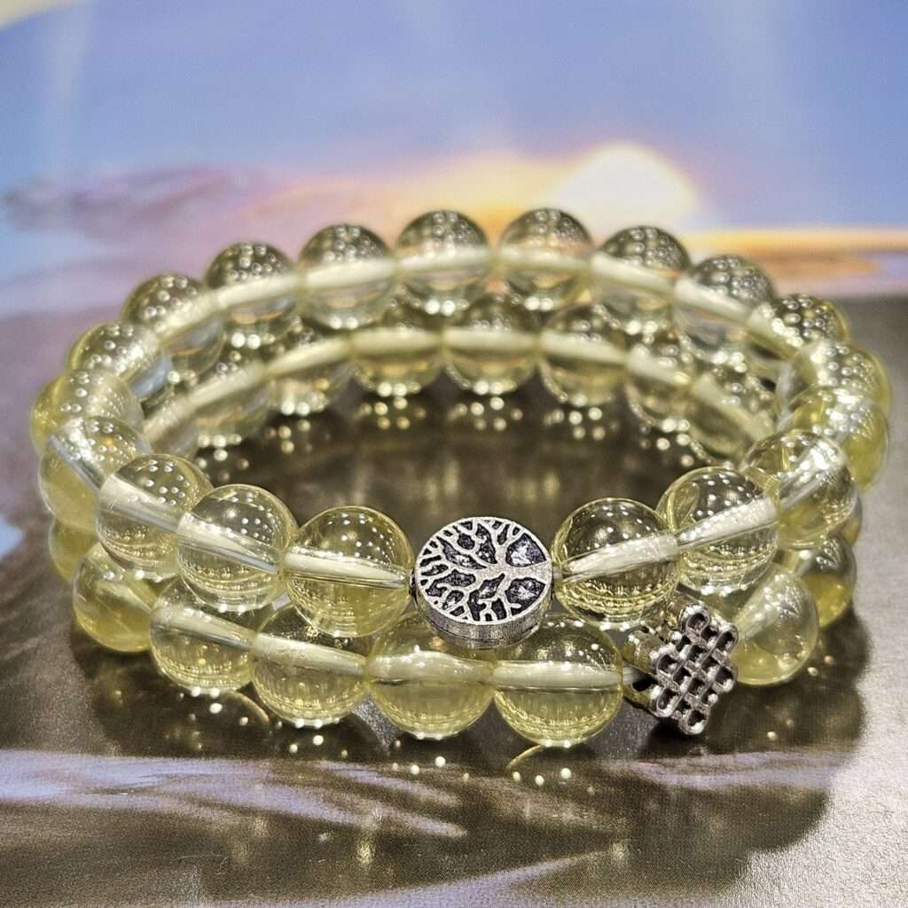 Good luck Lemon quartz bracelet - 1pc - Moksa